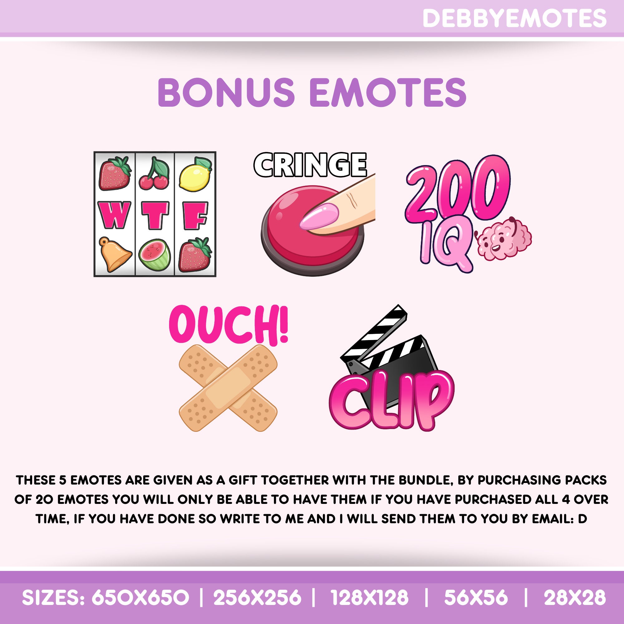 Cute Girl Twitch Emotes, Bundle 85pcs for Discord, Youtube and Any ...