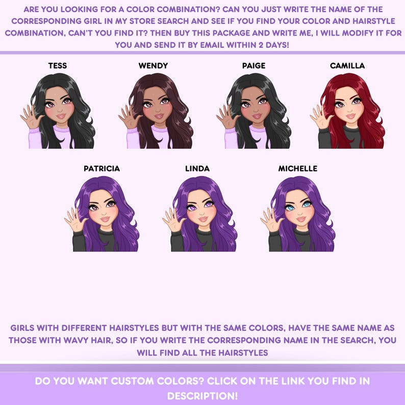 Black Girl Emotes Braids Pack 24pcs for Twitch, Discord, Youtube and ...