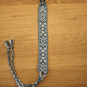 Handmade Woven Cotton Friendship Bracelet: Boho Armband - Etsy