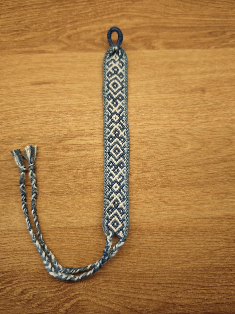 Handmade Woven Cotton Friendship Bracelet: Boho Armband - Etsy