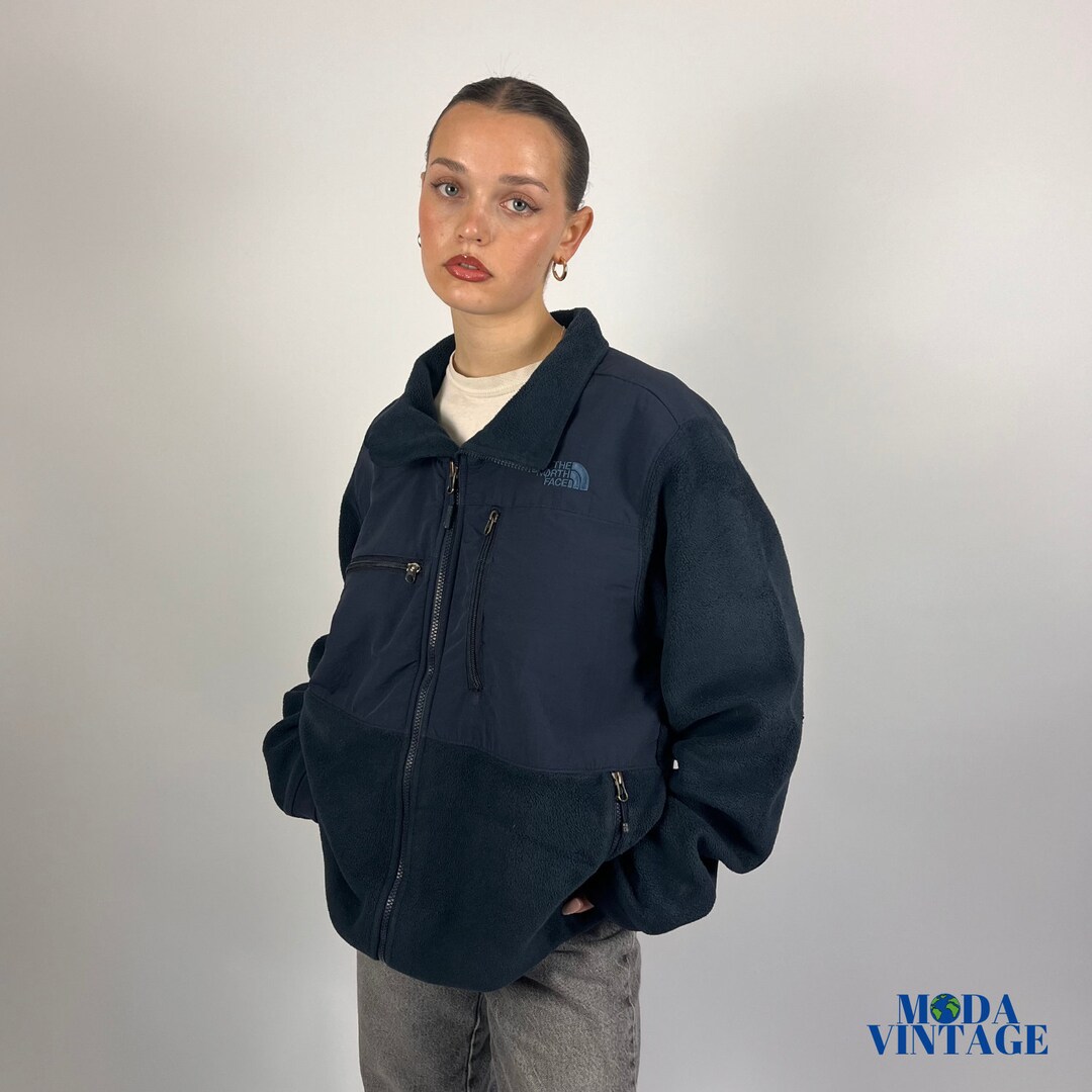 Y2K Navy the North Face Denali Fleece - Etsy