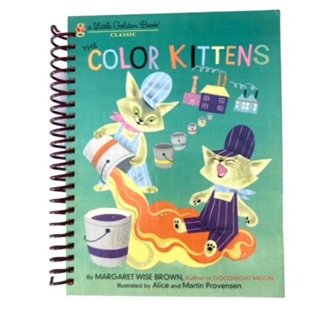 Recycled 'the Color Kittens' Little Golden Book - Etsy