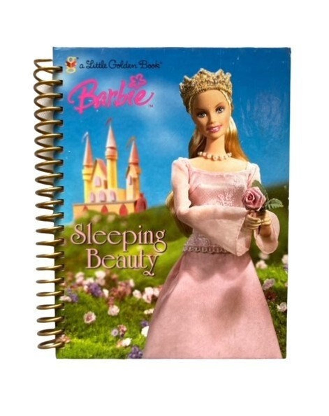 Vintage Barbie Sleeping Beauty Little Golden Book Journal - Etsy