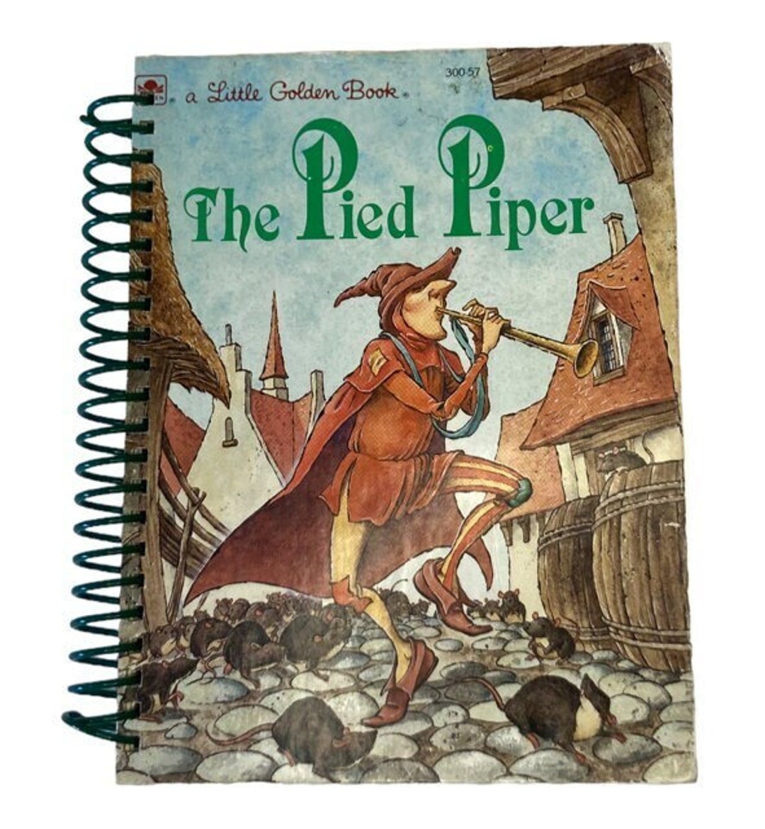 The Pied Piper Little Golden Book Journal Vintage Diary for - Etsy