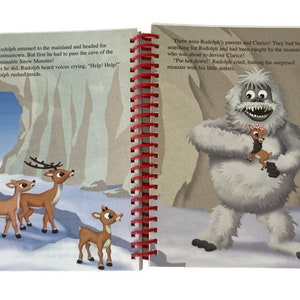 Rudolph the Red Nosed Reindeer Little Golden Book Journal, Repurposed ...