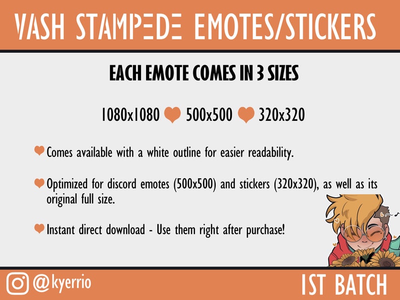 Trigun Stampede Vash the Stampede Emotes and Stickers for Discord ...