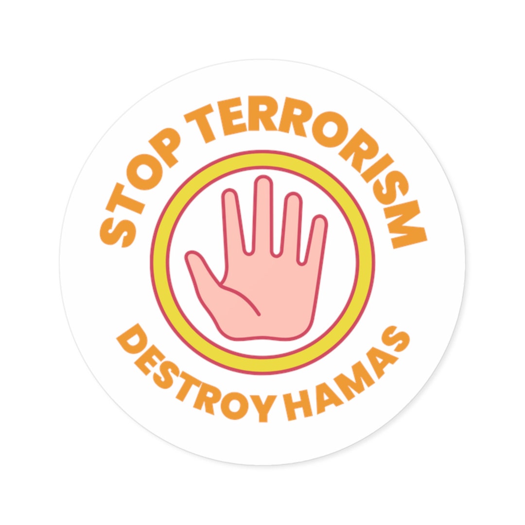 Stop Terrorism Destroy Hamas Sticker - Etsy