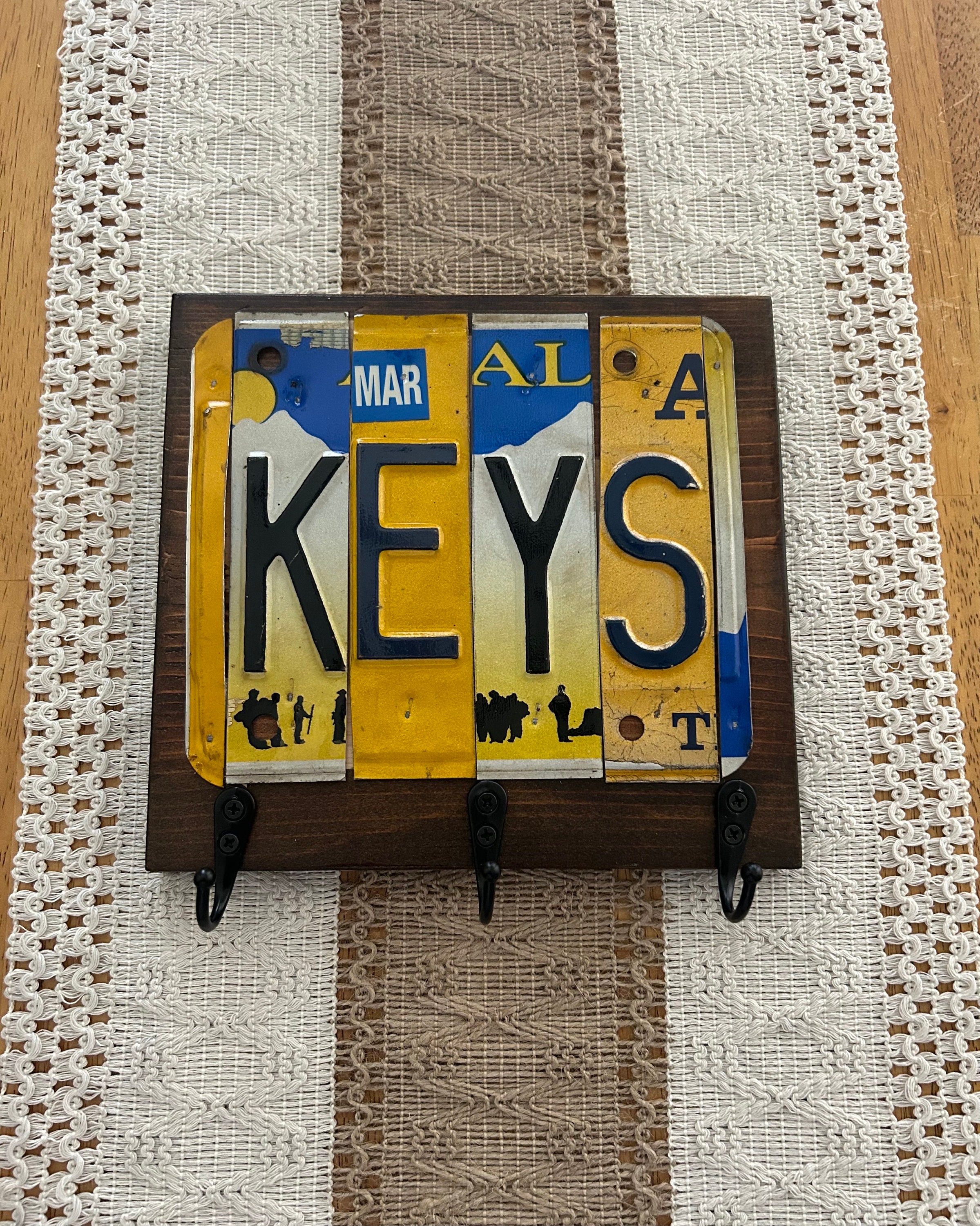 License Plate Key Holder - Etsy