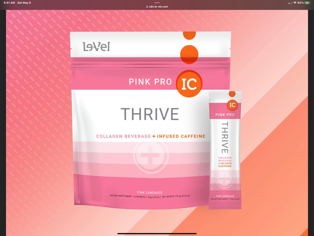 10-day Sample of Thrive Pink IC collagen Beverage - Etsy 10-day Sample of Thrive Pink IC collagen Beverage - Etsy