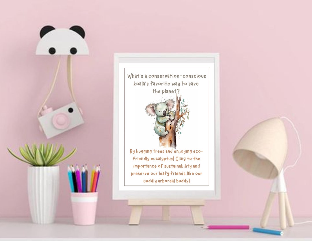 FCS Poster Sustainability Koala digital Download - Etsy