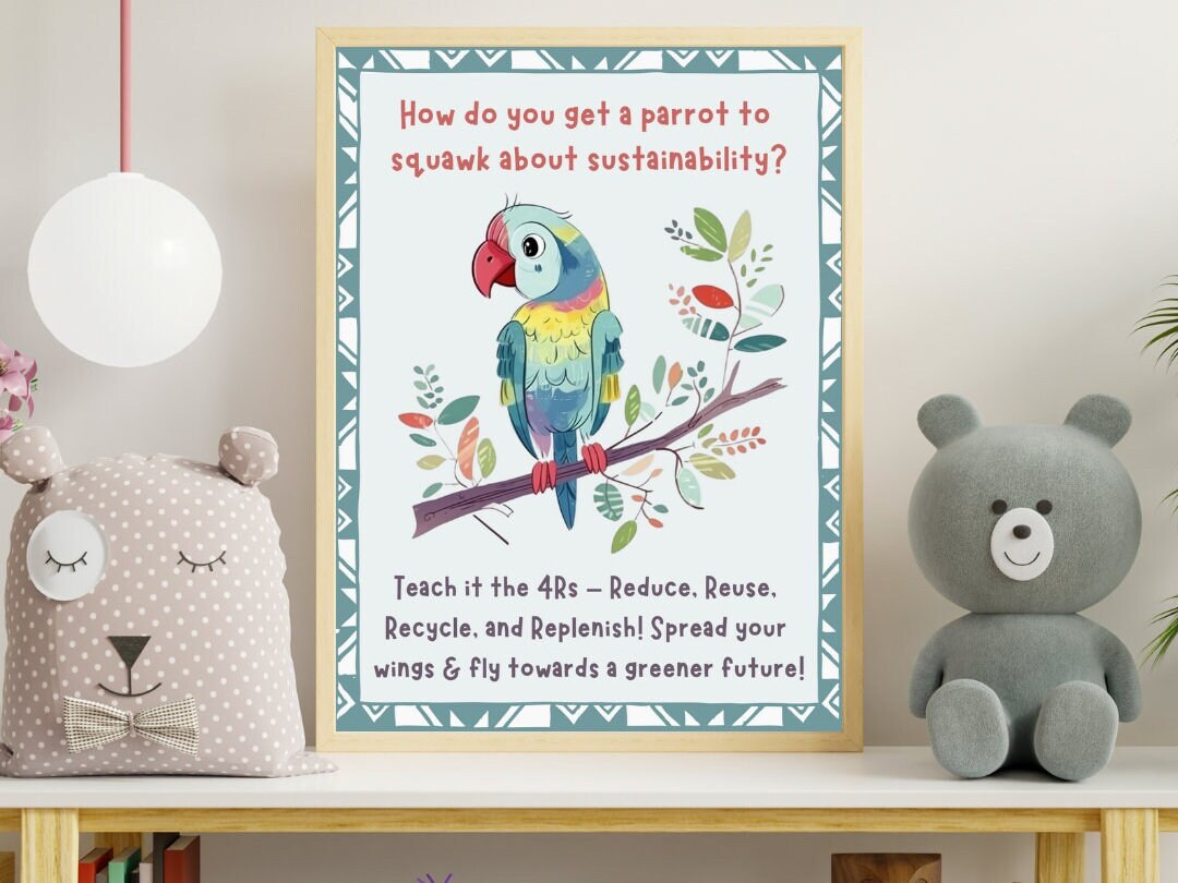 Sustainability Poster Parrot Digital Print Educational Posters FCS ...