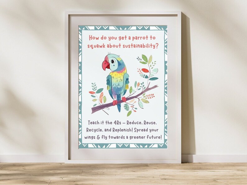 Sustainability Poster Parrot Digital Print Educational Posters FCS ...