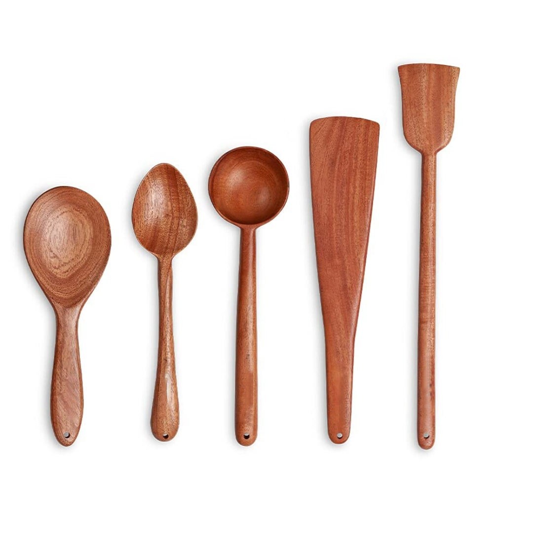 Wooden Flip/spatula/ladle for Cooking Dosa/roti/chapati Kitchen Tools ...