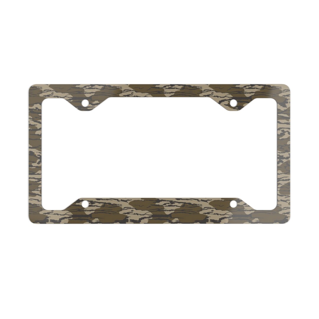 Camo Metal License Plate Frame in Bottomland Camo OG - Etsy