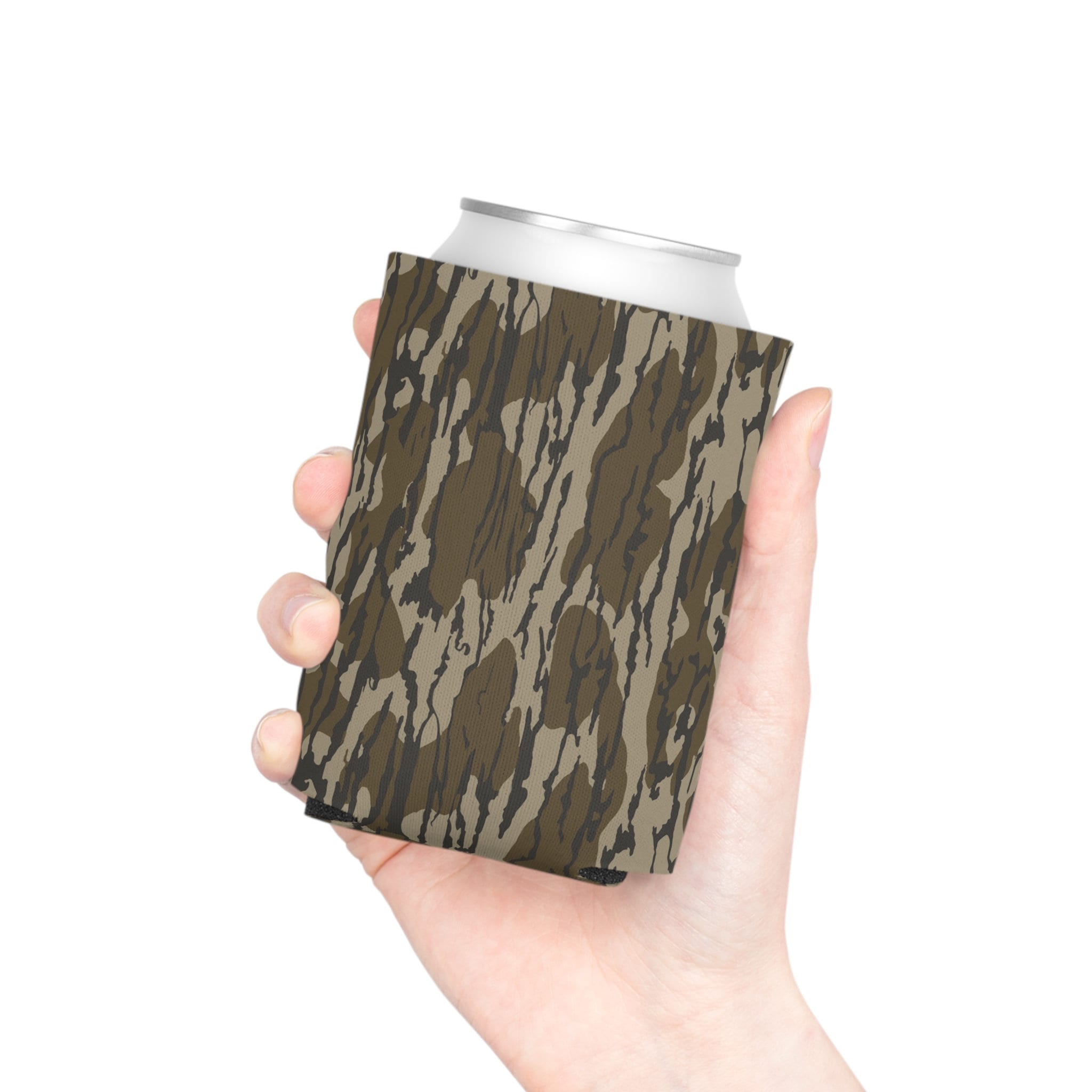 Camo Can Cooler Cover With Real Hunting Camouflage Bottomland - Etsy