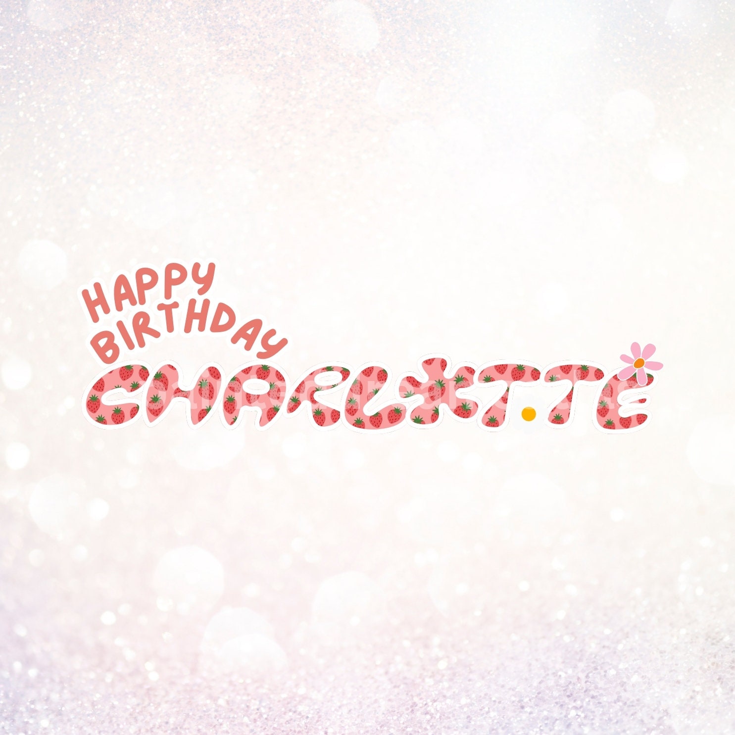 Printable Personalized Cake Topper Custom Cake Topper Digital Birthday ...