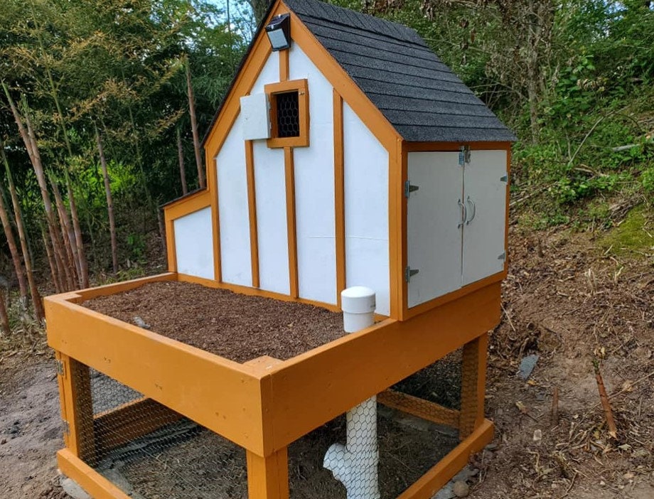 Modern Coop Small Chicken Coop Plans Bird House Plans - Etsy