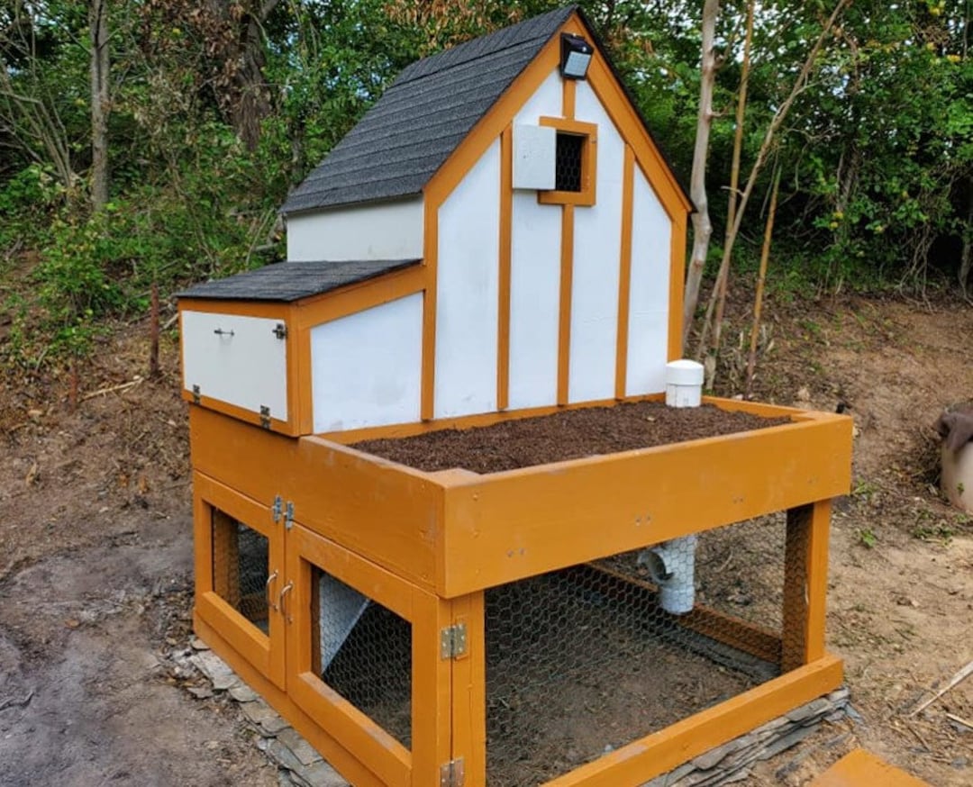 Modern Coop Small Chicken Coop Plans Bird House Plans - Etsy
