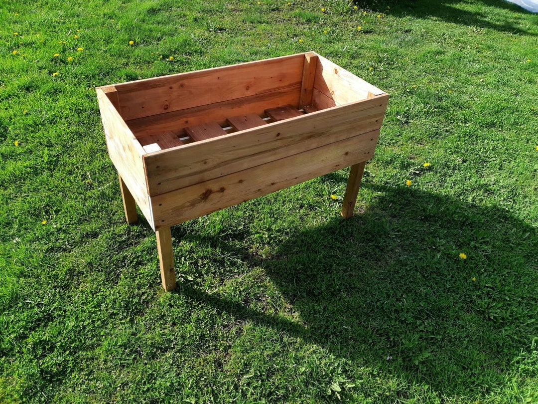 Raised Planter Stand Plans, Cedar Planter Plans, Outdoor Planter Plans ...