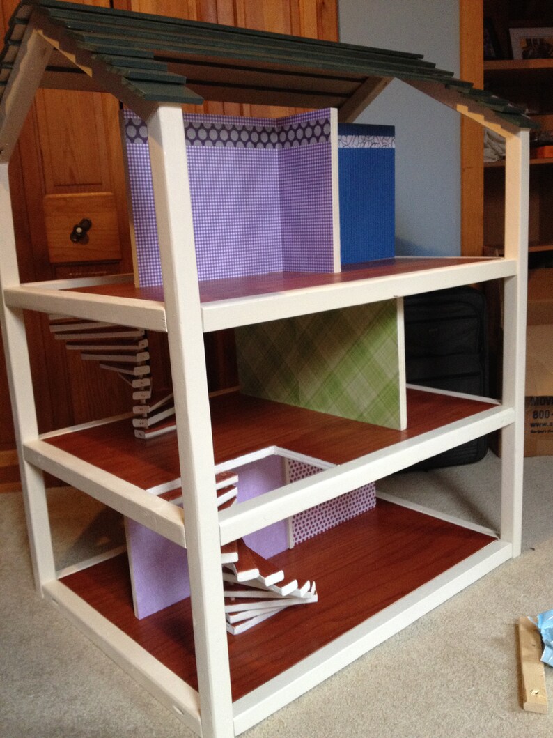 DIY Toy House Plans, Gift for Girl, Handmade Doll House PDF Download ...