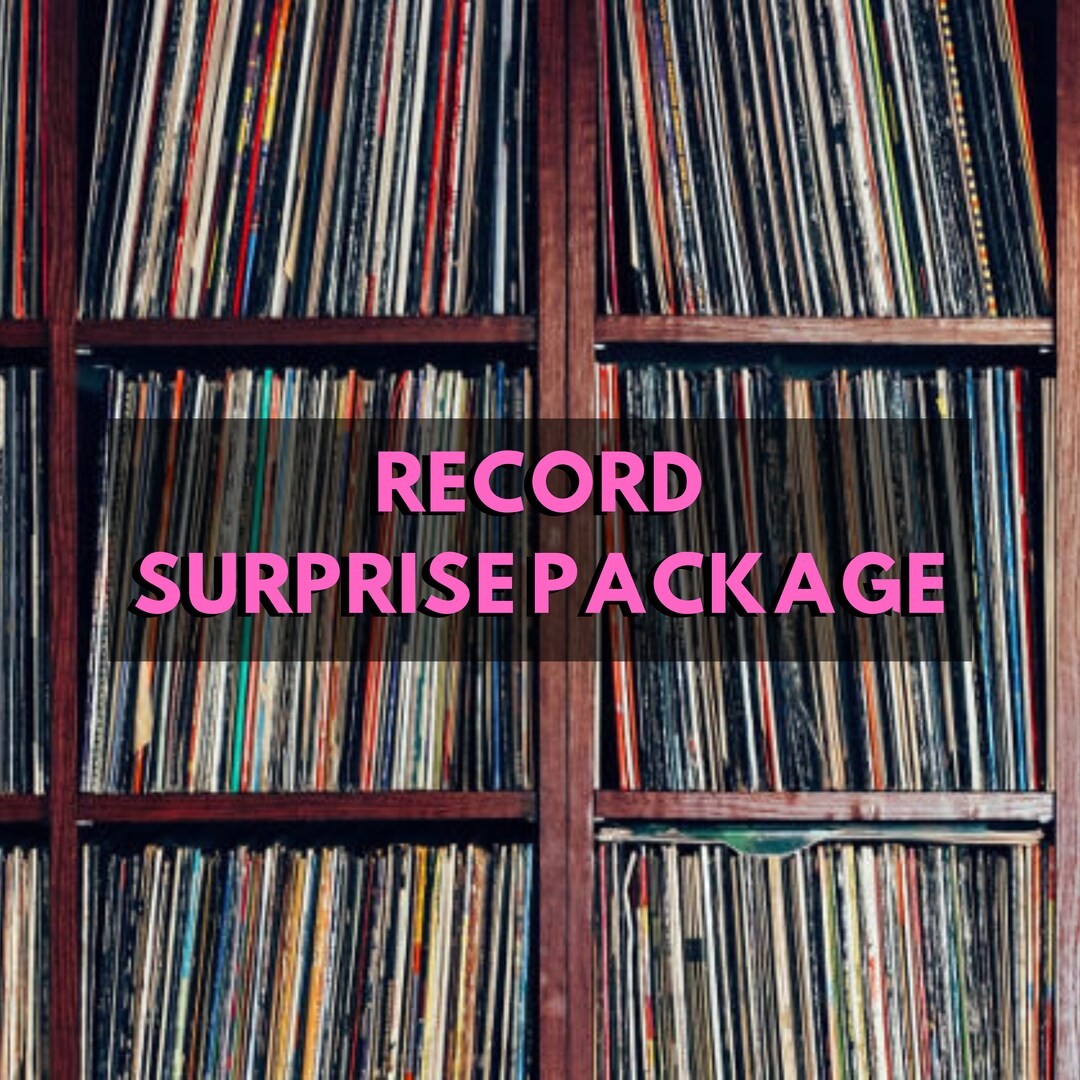 Vinyl Record Surprise Package, Music Fanatic Gift, - Etsy