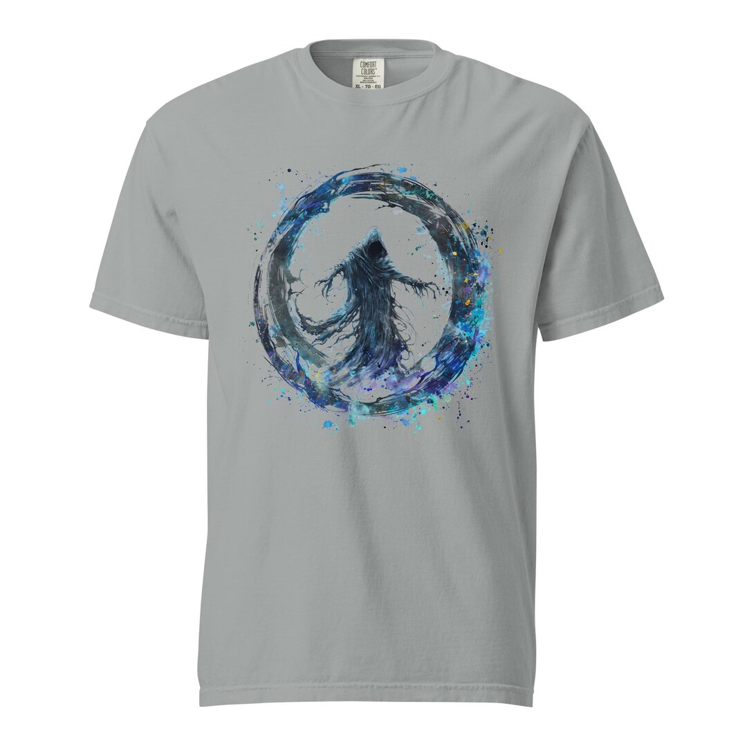 Watercolor Monster, Wraith, Heavyweight T-shirt - Etsy