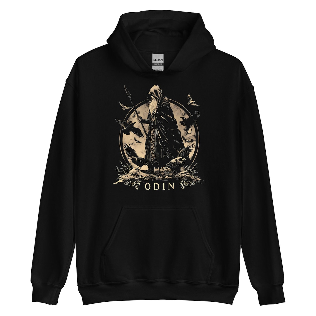Norse Viking, Odin Wanderer, Heavy Blend Hoodie - Etsy
