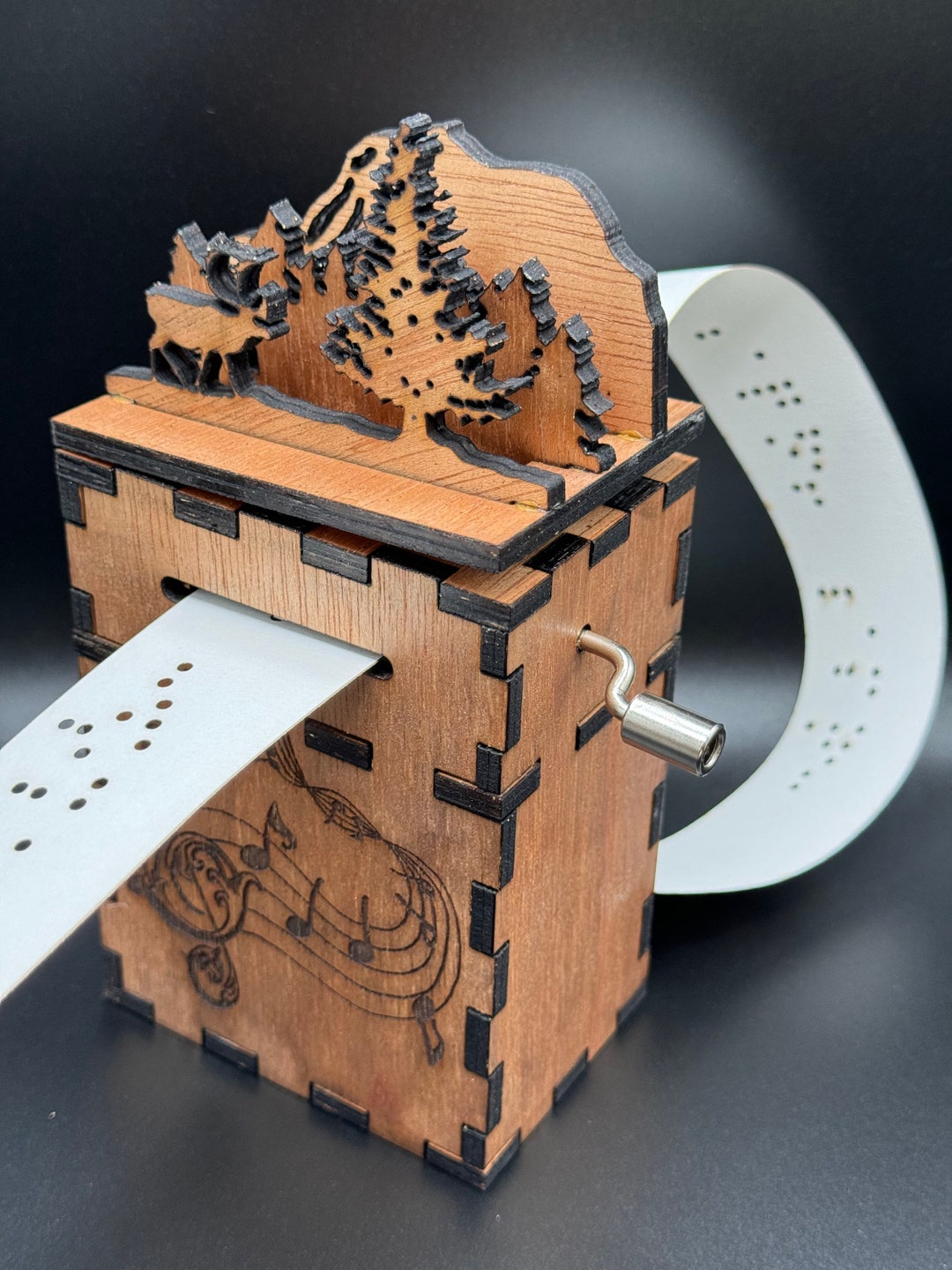 15-note Player-style Hand-crank Music Box - Etsy