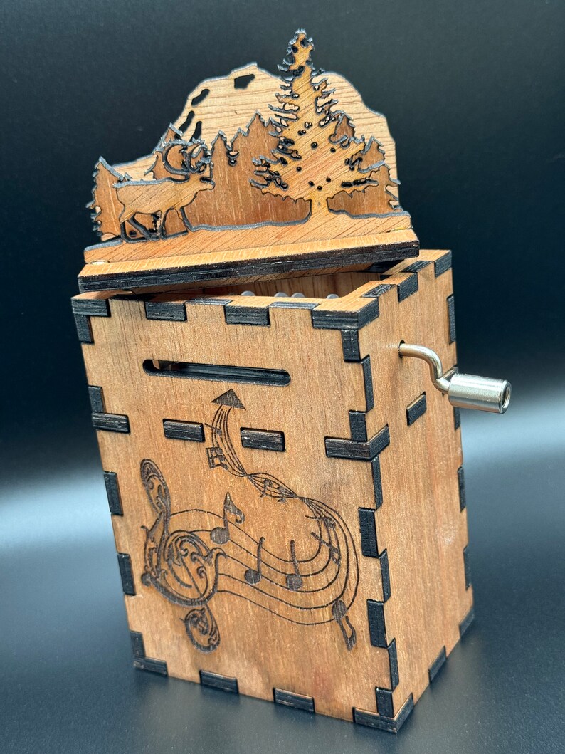 15-note Player-style Hand-crank Music Box - Etsy