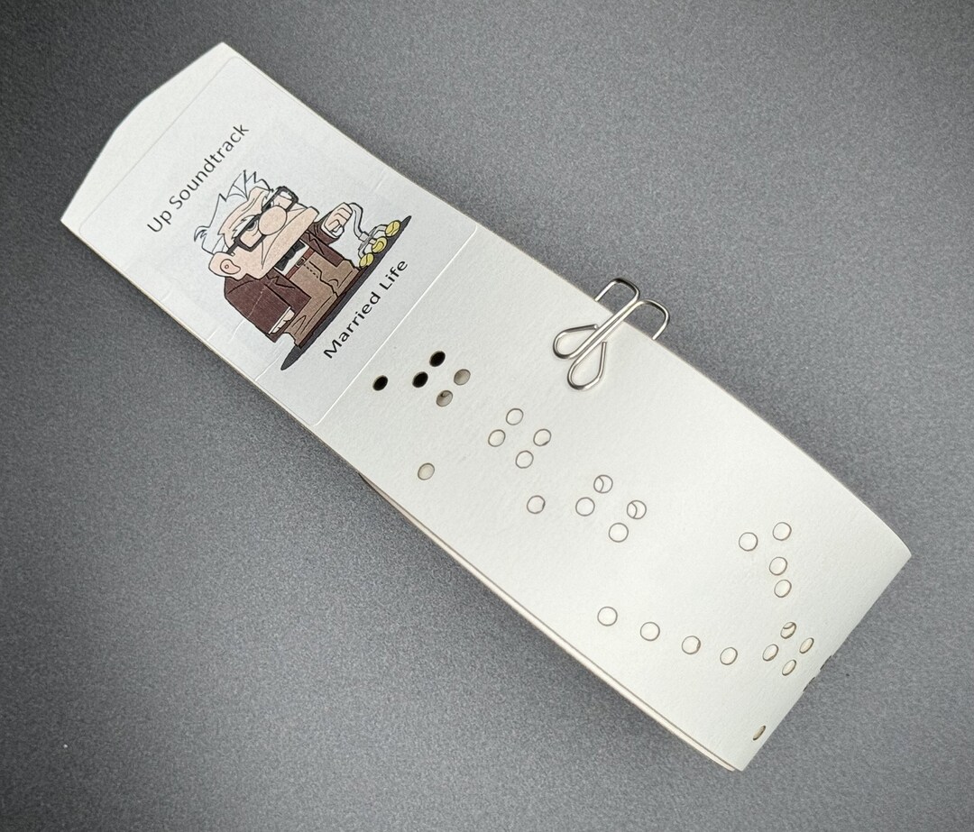 Married Life Music Strip for Our 15-note Music Box - Etsy