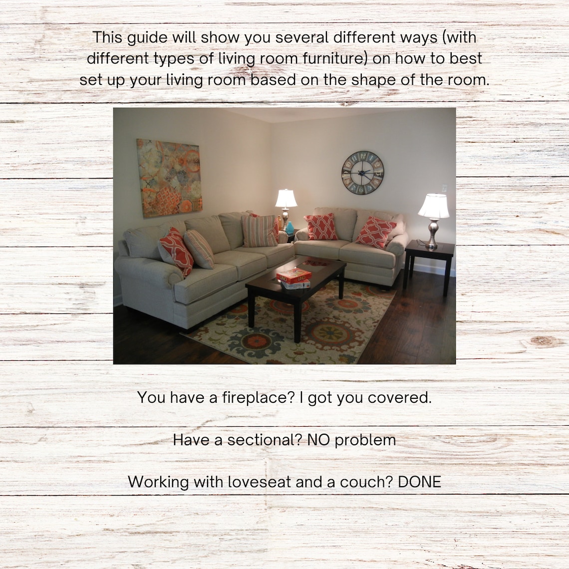 Living Room Layout Realtor Staging Tips Home Selling Guide - Etsy