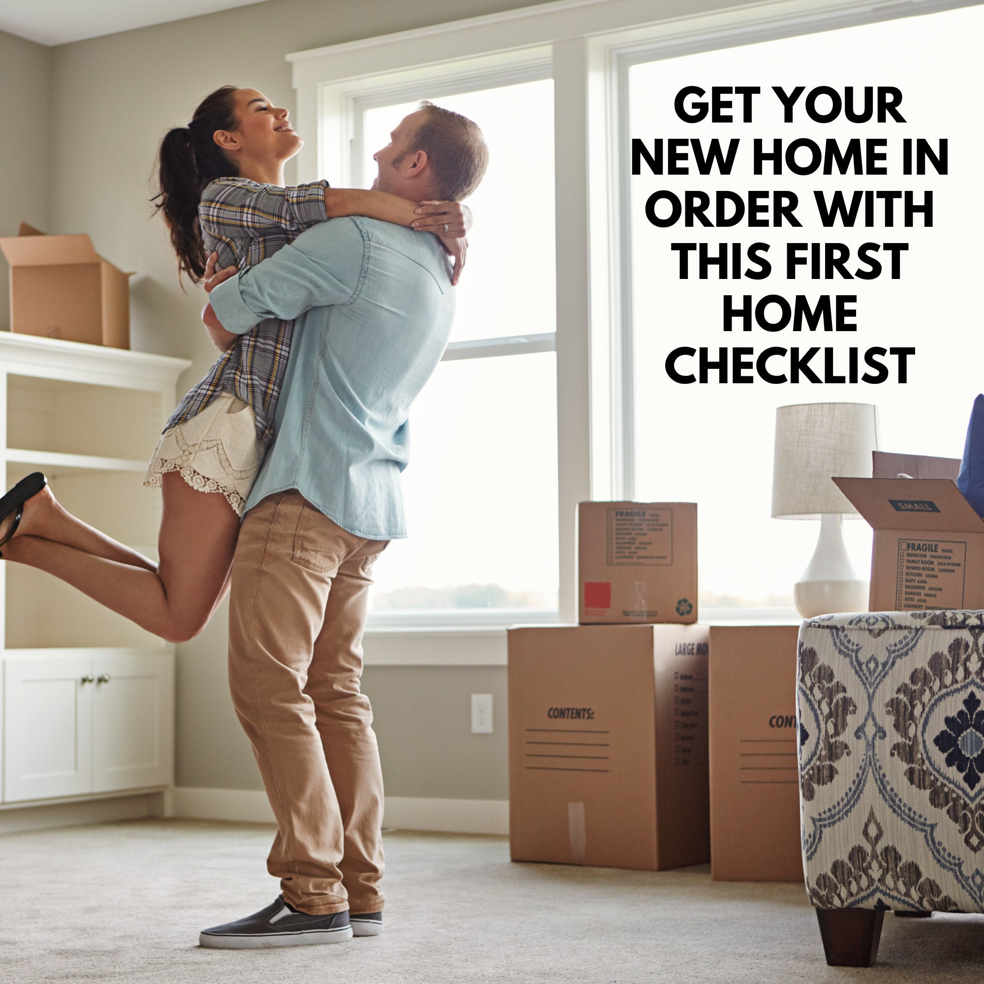 First Home Checklist, Packing Planner, New House to Do List, Printable ...