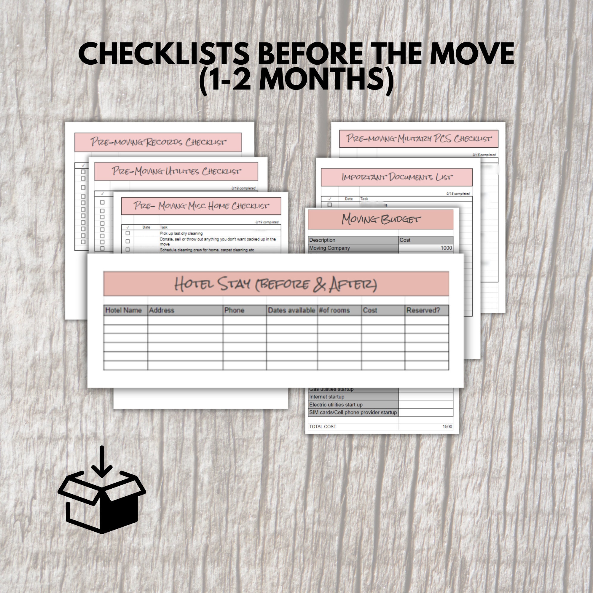 International PCS Moving Planner, Moving Abroad Relocation Checklist ...