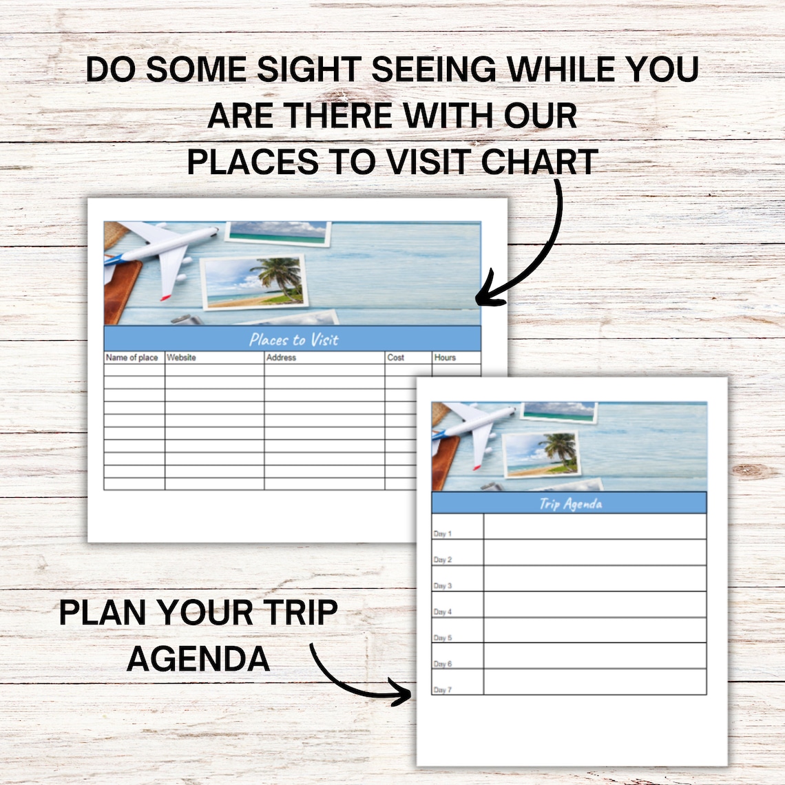 Carryon Bag Packing List, Printable Travel Vacation Planner, Google ...