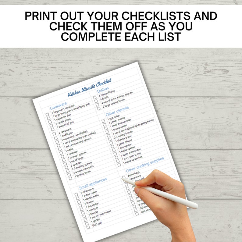 New Home Apartment Checklist, Moving Checklist, Packing List, Google ...