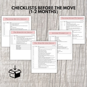 Printable International PCS Moving Planner Moving Checklist - Etsy