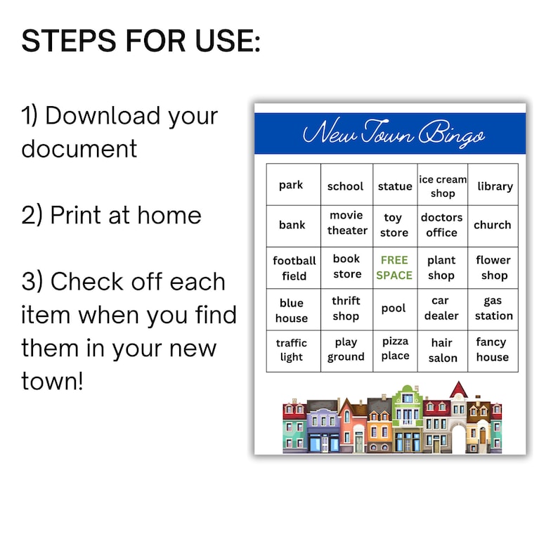 Kids Road Trip Printable Bingo Cards, Summer Travel Games, Family ...