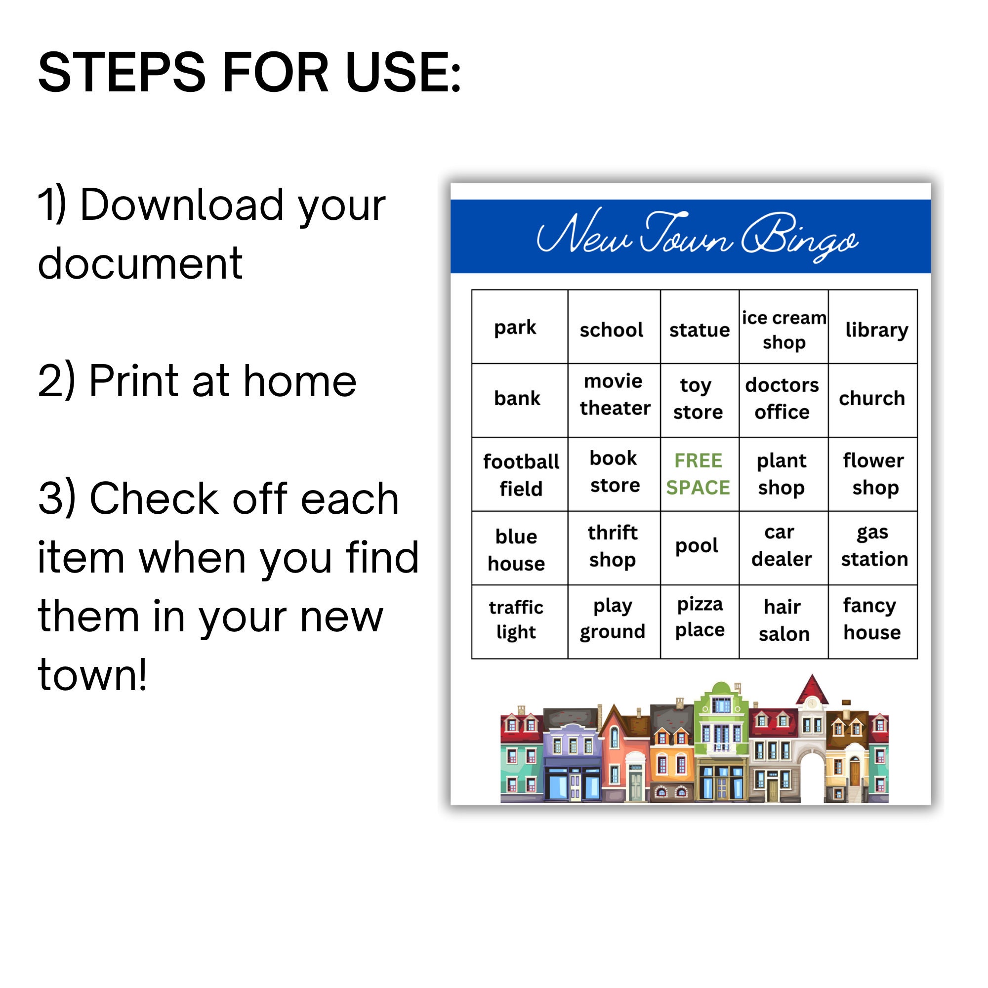 Kids Road Trip Printable Bingo Cards, Summer Travel Games, Family ...