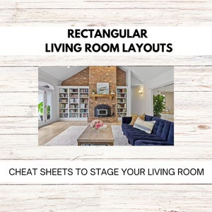 Living Room Layout Realtor Staging Tips Home Selling Guide - Etsy