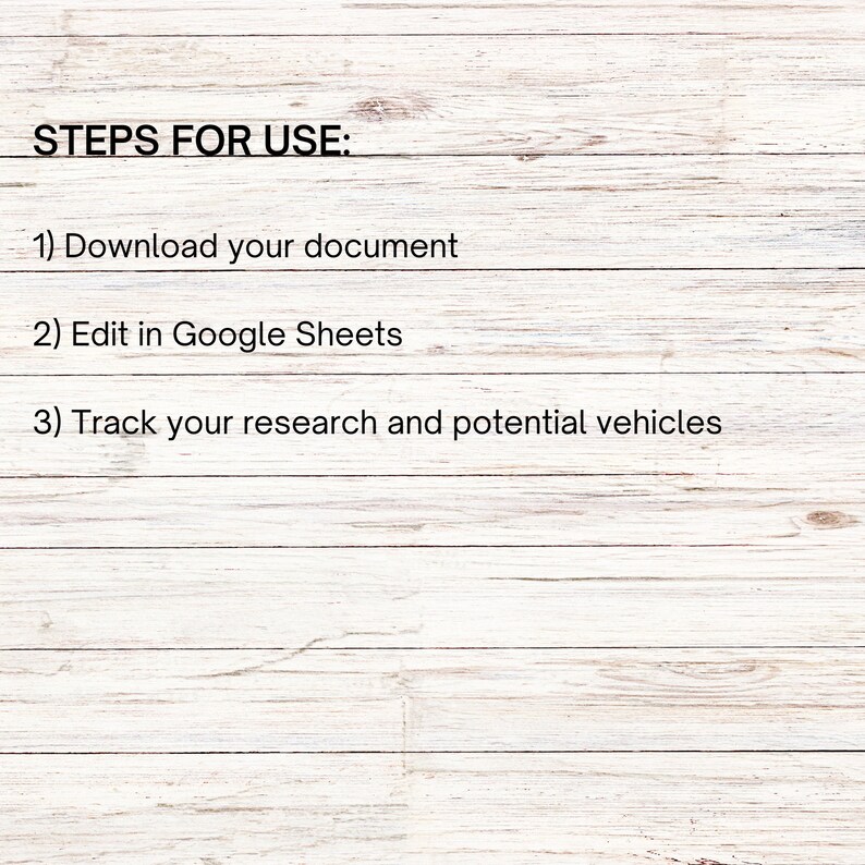 Buying a Used Car Checklist, Auto Dealer, Printable Budget Tracker and ...