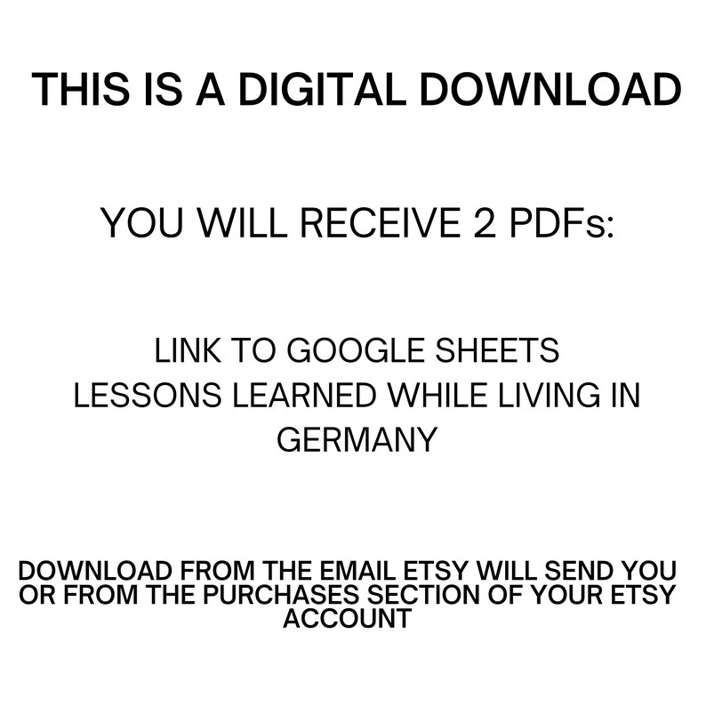 Moving to Germany PCS Checklist Planner, Overseas Move Packing List - Etsy