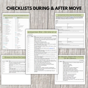 Printable International PCS Moving Planner Moving Checklist - Etsy
