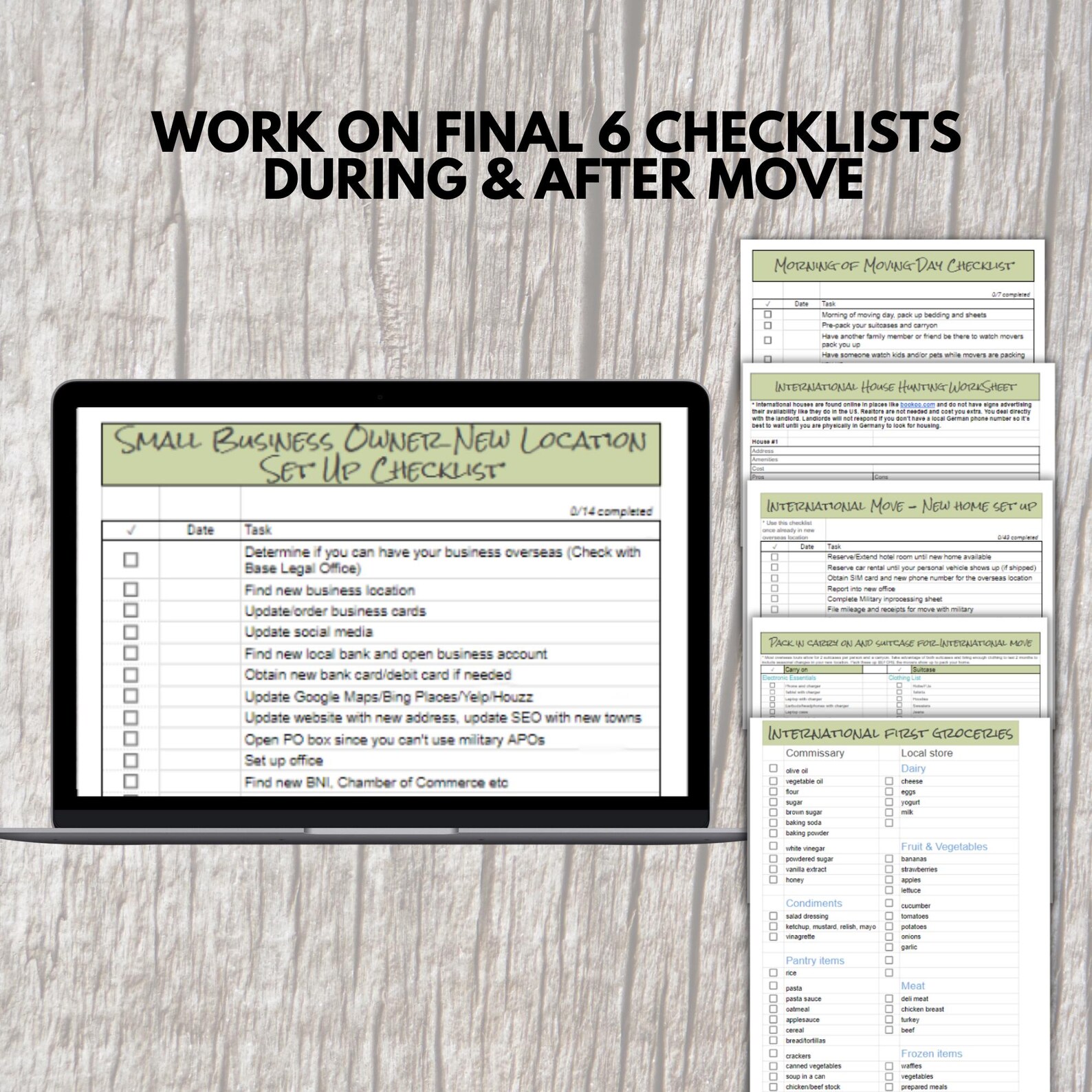 International PCS Moving Planner, Moving Abroad Relocation Checklist ...