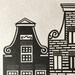 Diezerstraat Linocut Print - Etsy