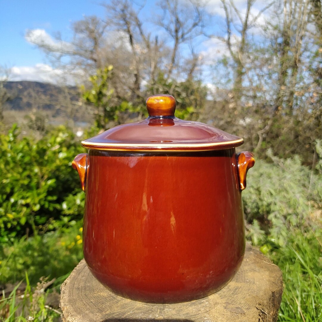 Old Ceramic Casserole Dish - Etsy