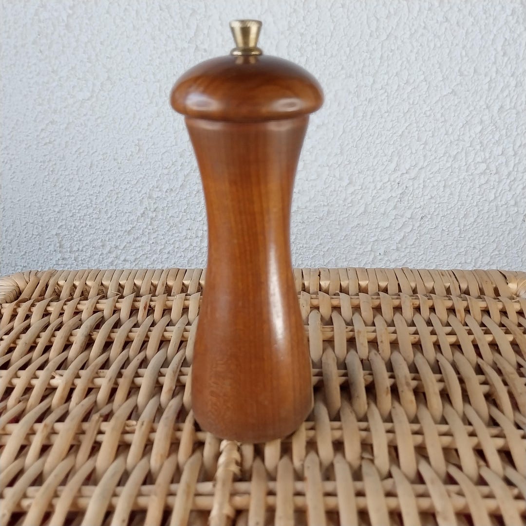 Wooden Pepper Shaker From the 70s - Etsy