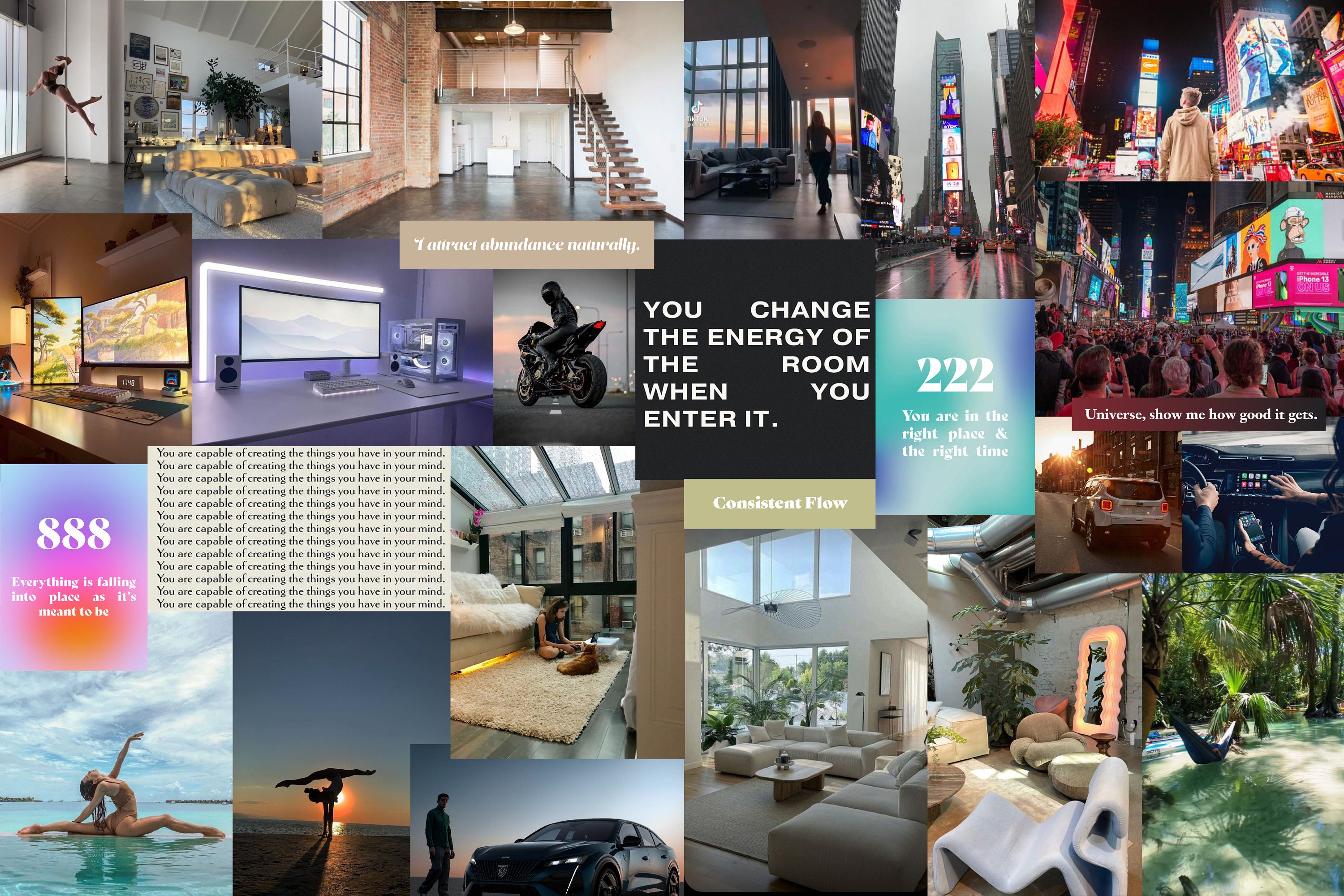 Manifestation Board Custom Made Vision Board Curated Mood - Etsy