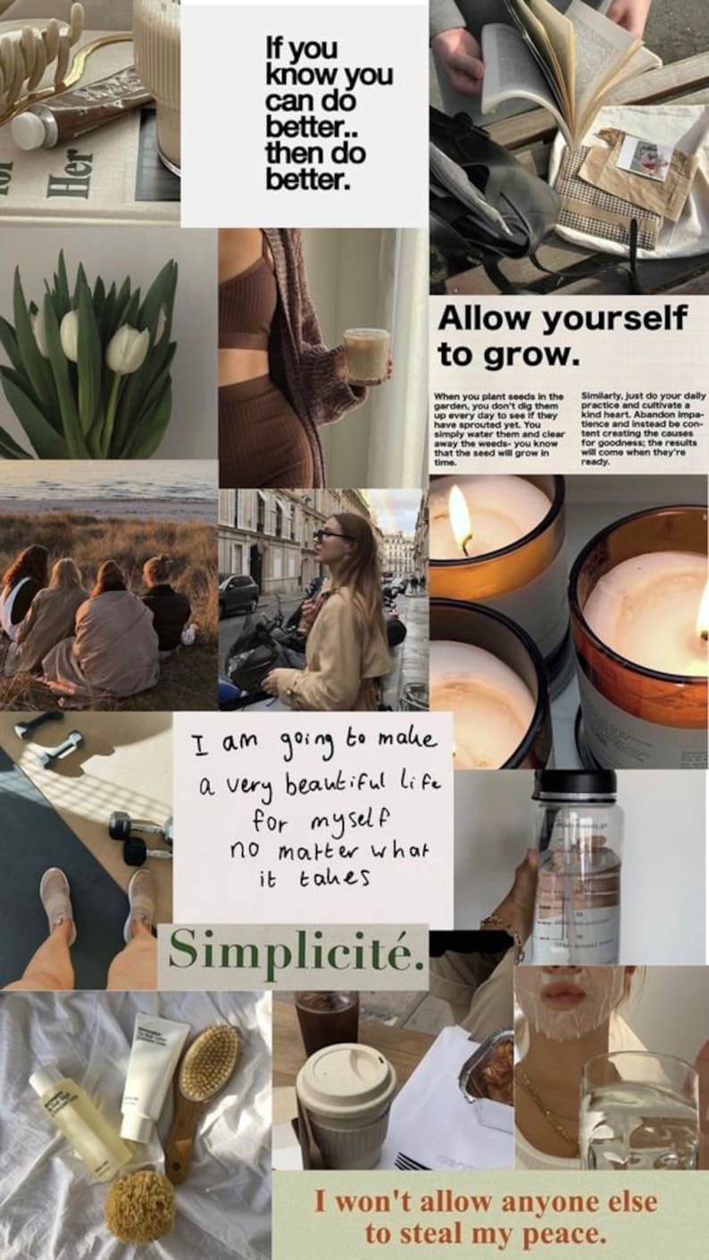 Manifestation Board Custom Made Vision Board Curated Mood - Etsy