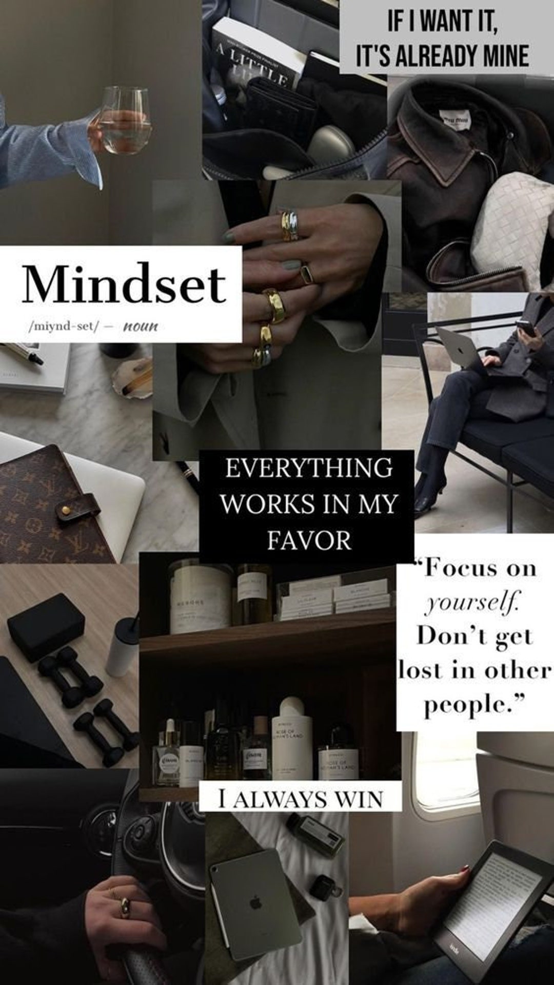 Manifestation Board Custom Made Vision Board Curated Mood - Etsy