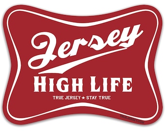 4.25 Miller High Life Girl in the Moon Vinyl Sticker. Champagne of ...